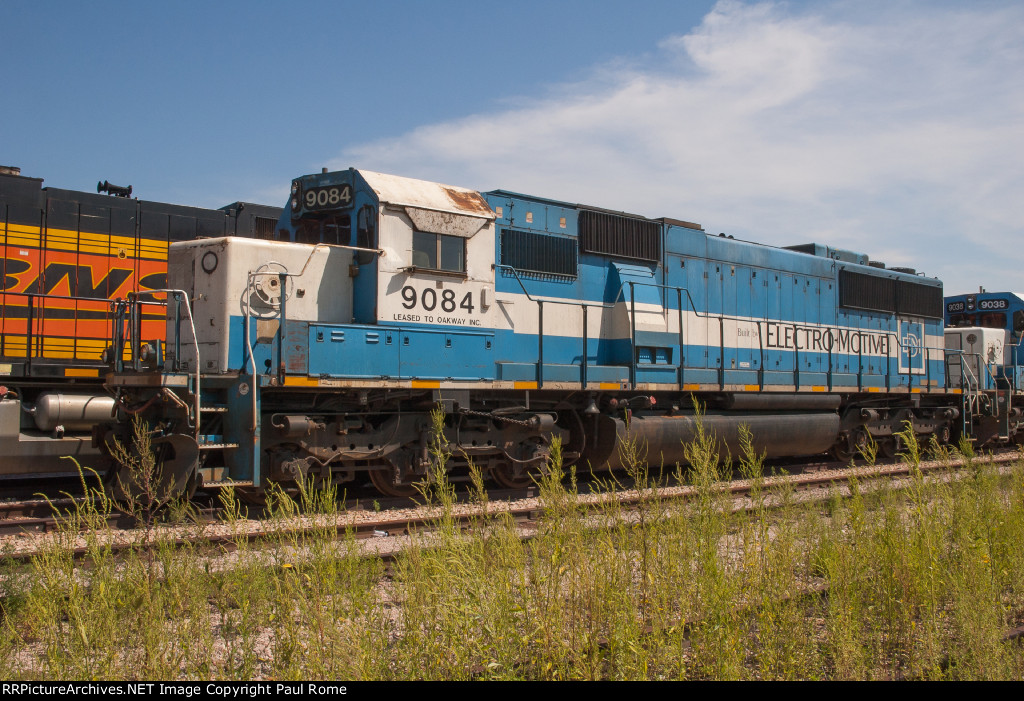 EMDX, OWY 9084, EMD SD60, lease return, stored